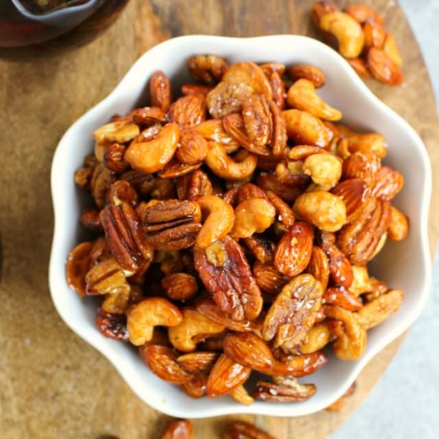 EASY Honey Roasted Mixed Nuts Recipe | Delightful E Made
