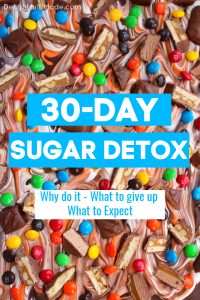 Giving Up Sugar for 30 Days - {I did it & the SHOCKER I didn't expect!}