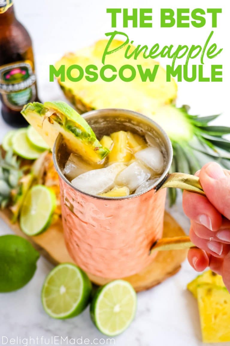 Pineapple Moscow Mule | EASY Moscow Mule Cocktail Recipe!