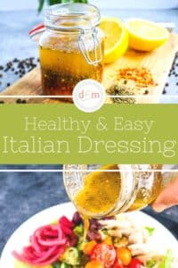 Healthy Homemade Italian Dressing Recipe - Delightful E Made