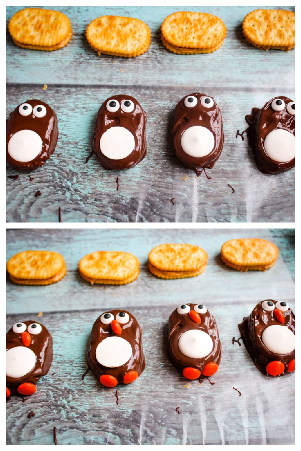 EASY Penguin Cookies | No Bake and just 6 Ingredients!