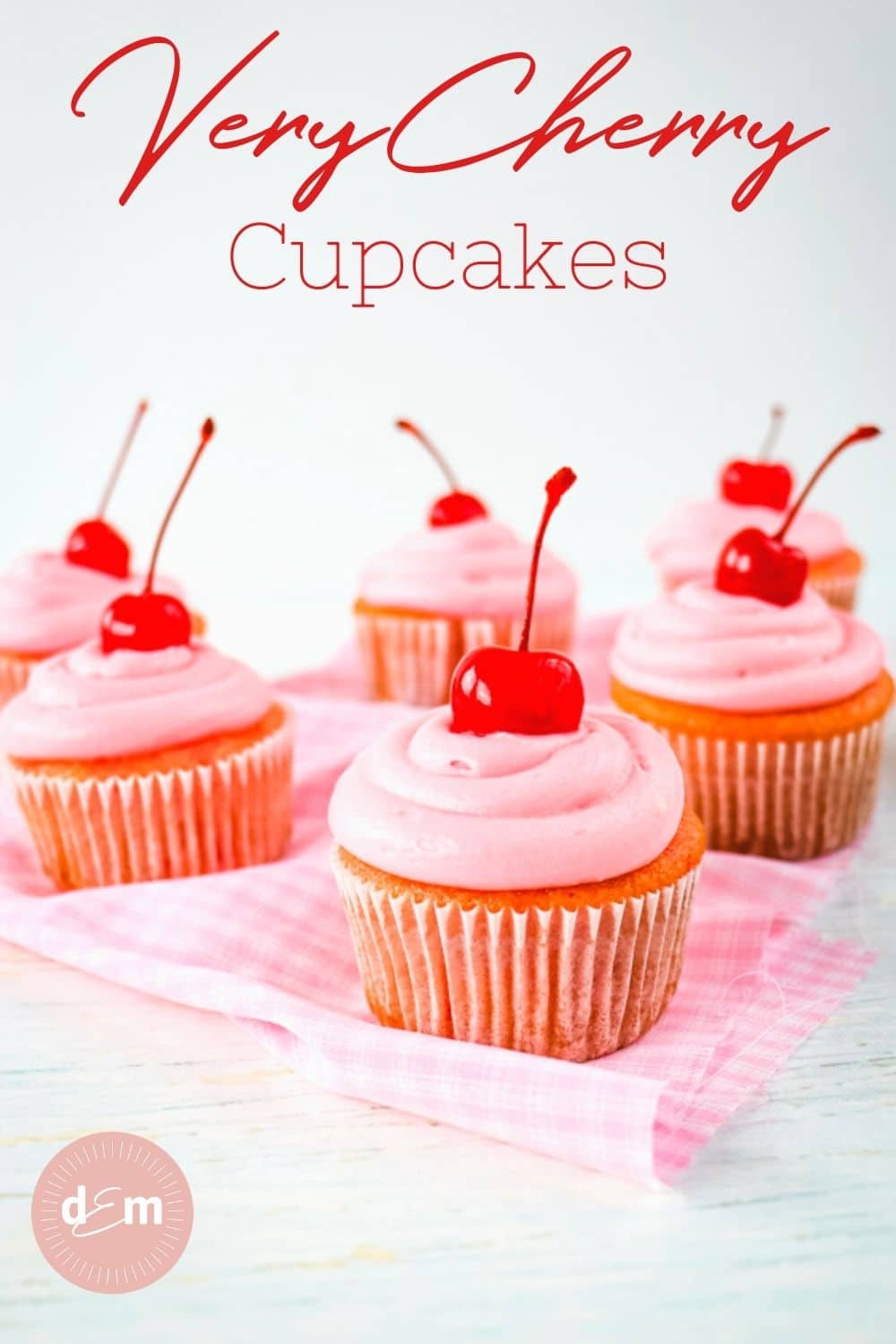 Very Cherry Cupcakes | The Perfect Pink Cupcakes Recipe!