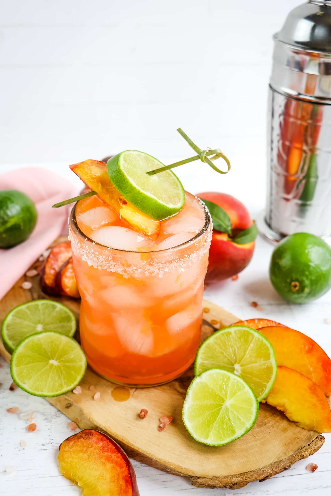 EASY Peach Margarita Recipe - Just 4 Ingredients!