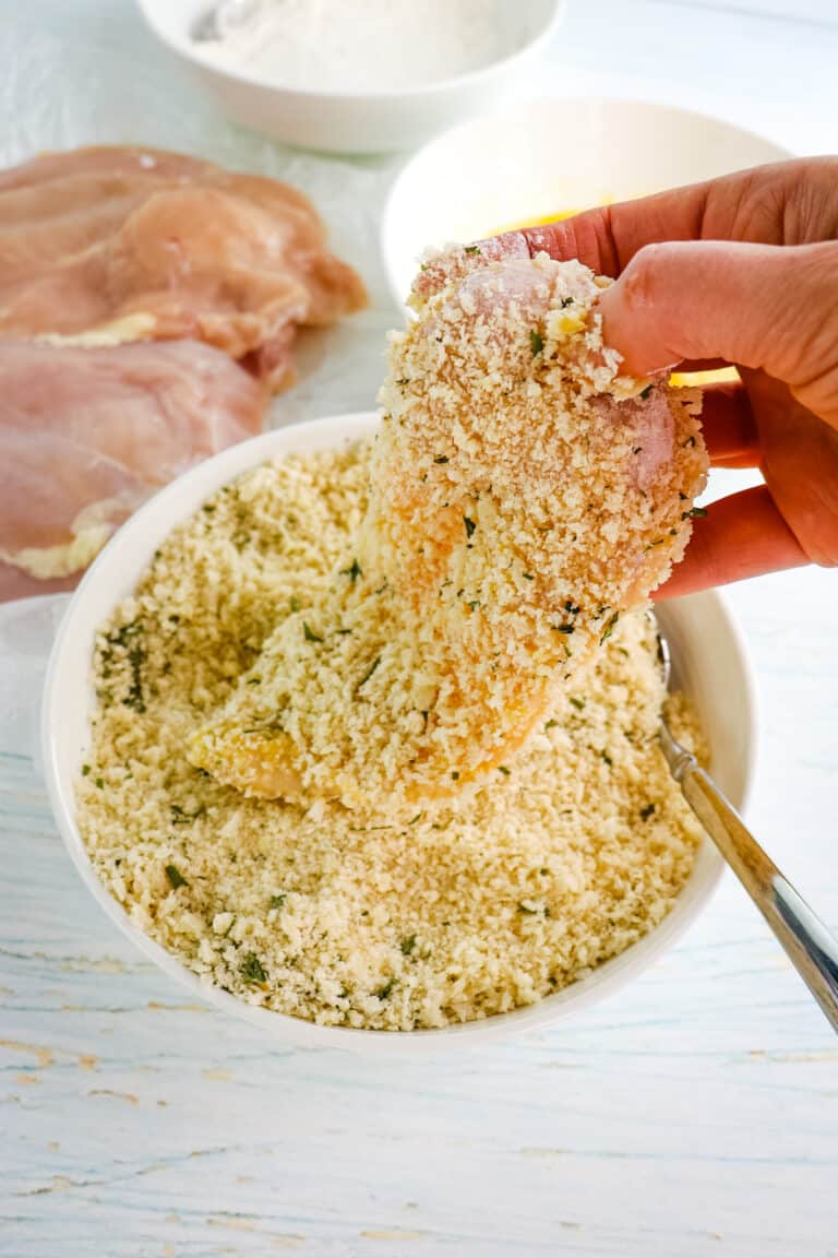 Crispy Baked Parmesan Crusted Chicken Recipe | Delightful E Made
