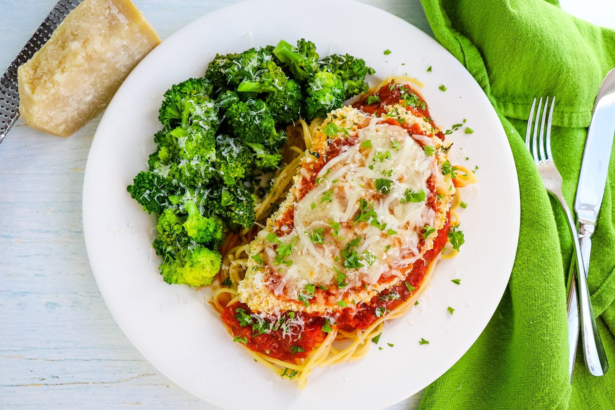 Crispy Baked Parmesan Crusted Chicken Recipe | Delightful E Made