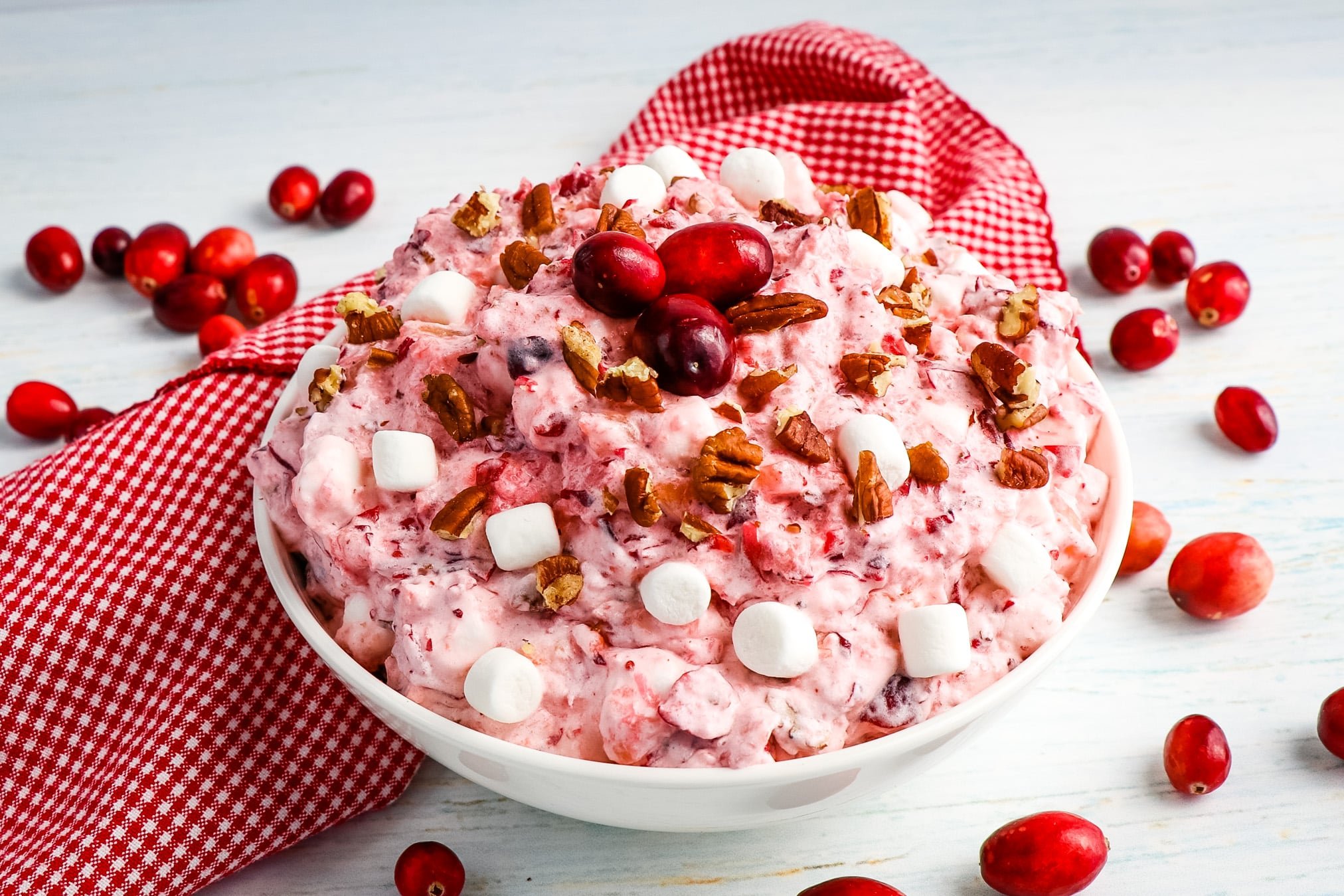 Cranberry Fluff Salad | EASY 6-Ingredient Cranberry Fluff Recipe!