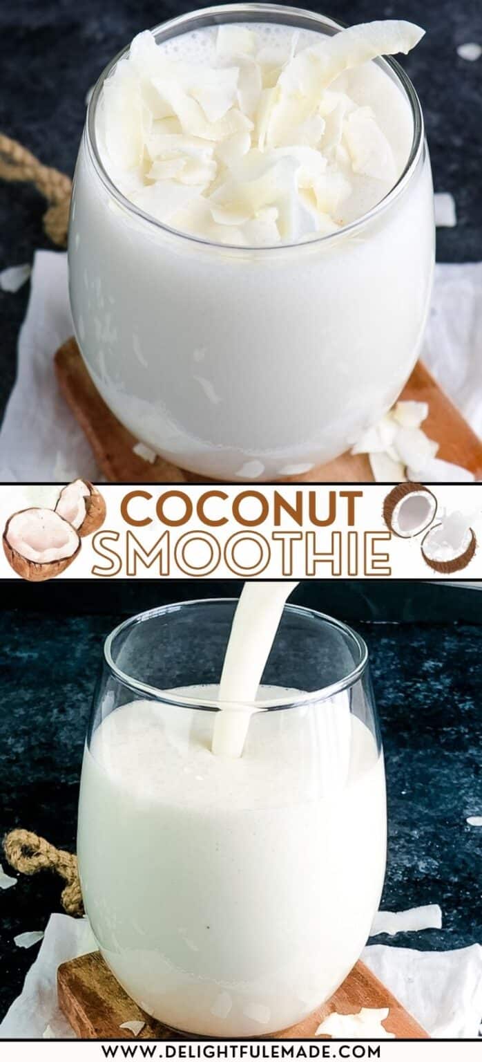 Coconut Smoothie | The BEST Coconut Milk Smoothie Recipe!