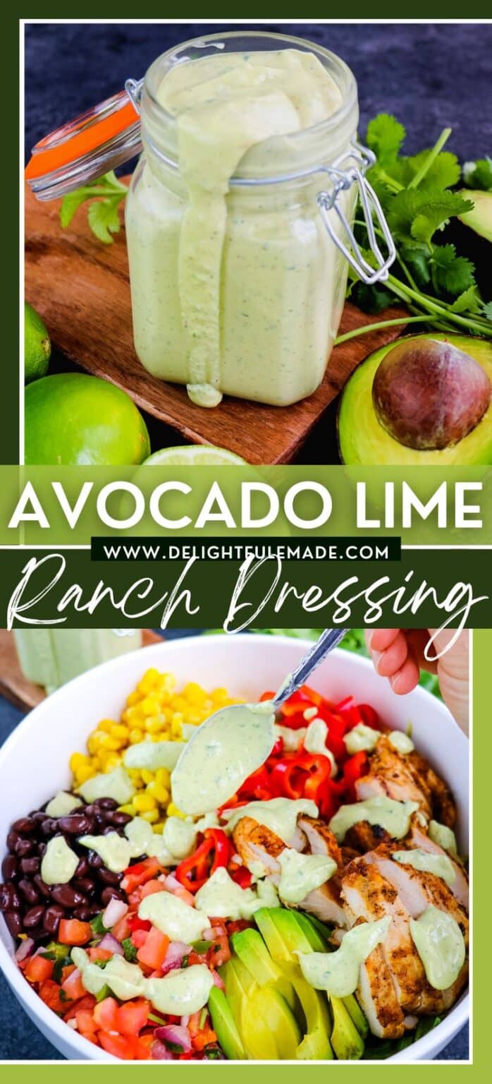 Avocado Lime Ranch Dressing Recipe | Just like Chick-fil-A's!
