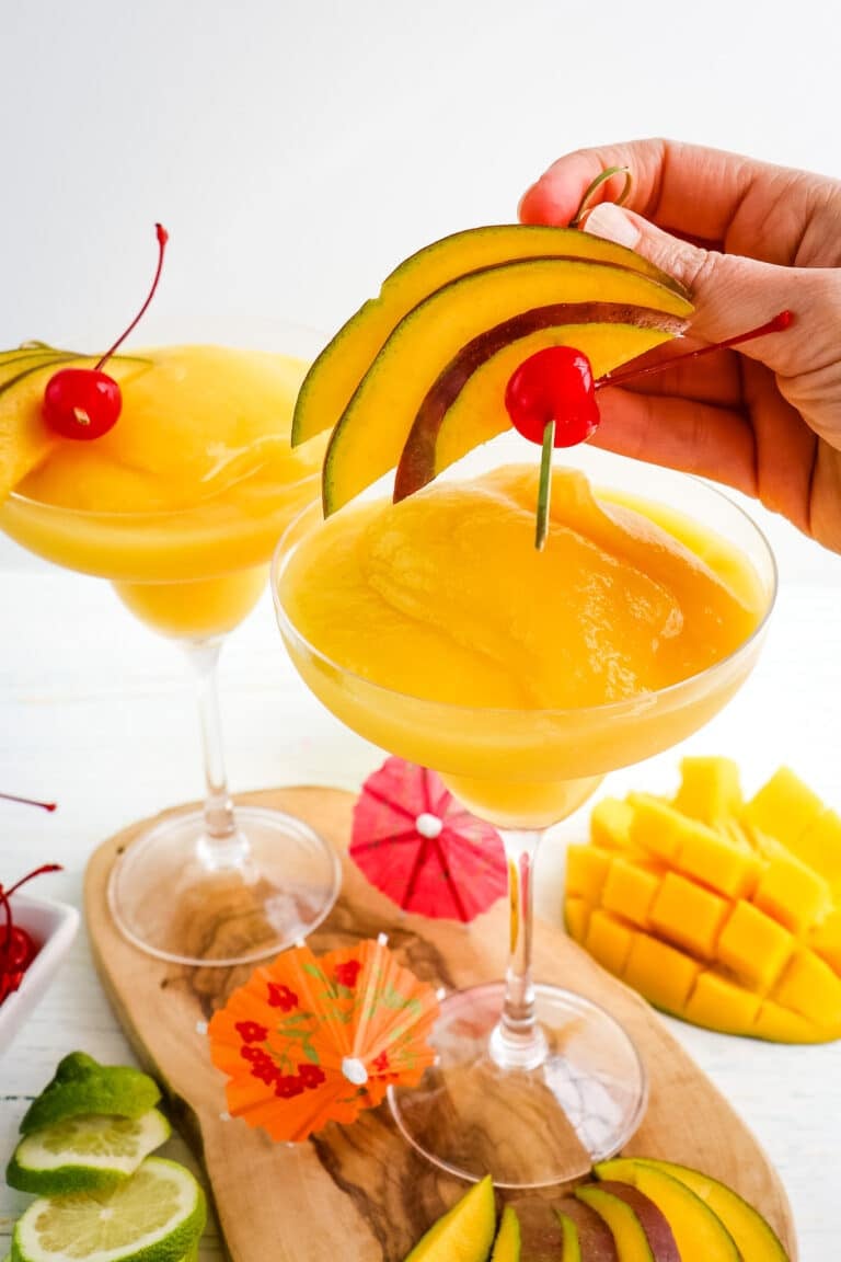 The BEST Frozen Mango Daiquiri Recipe | Just 5 Ingredients!