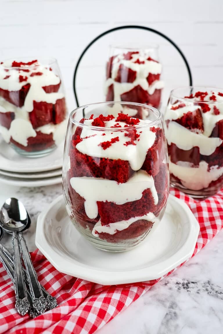 Red Velvet Cake Parfaits | Delightful E Made