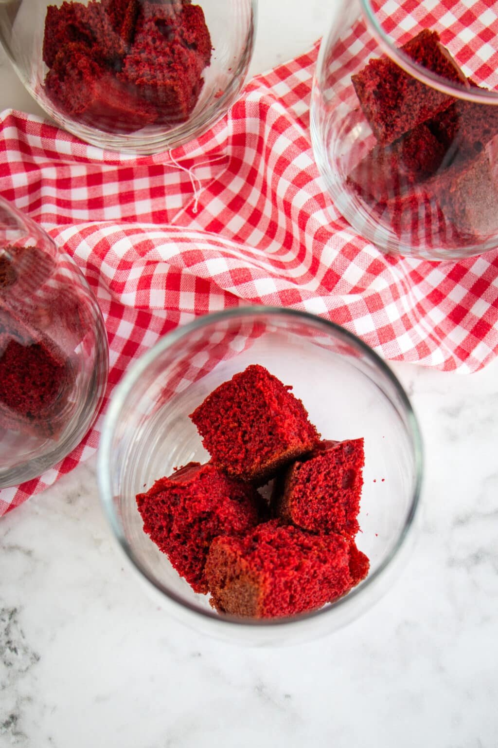 Red Velvet Cake Parfaits | Delightful E Made