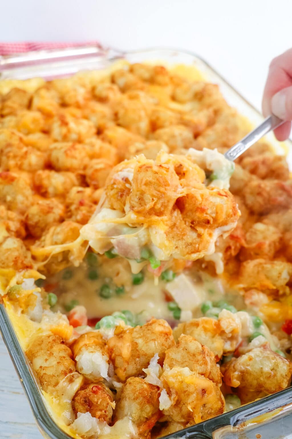 The BEST Chicken Tater Tot Casserole Recipe