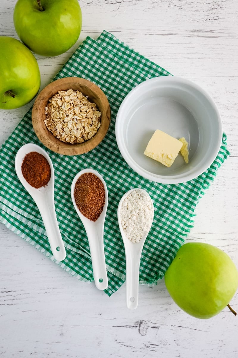 Single Serving Microwave Apple Crisp - Delightful E Made