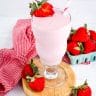 Creamy Strawberry Cottage Cheese Fruit Smoothie - Delightful E Made