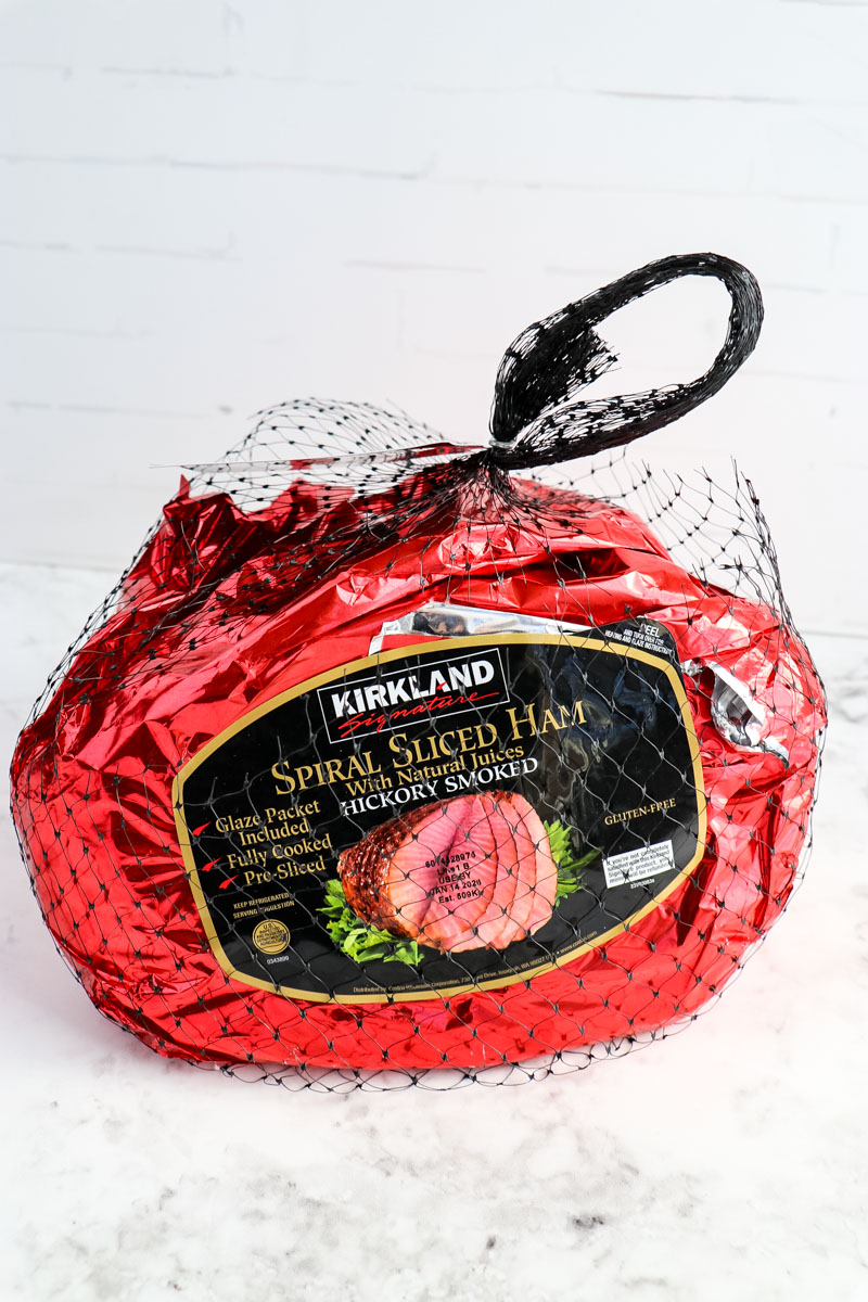 Easy Orange Glazed Spiral Ham from Costco - Delightful E Made